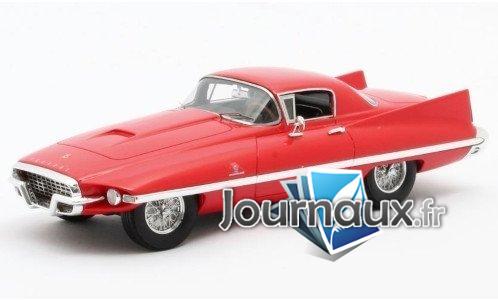 www.journaux.fr - Ferrari 410 Superamerica Coupe Ghia, rot - 1955